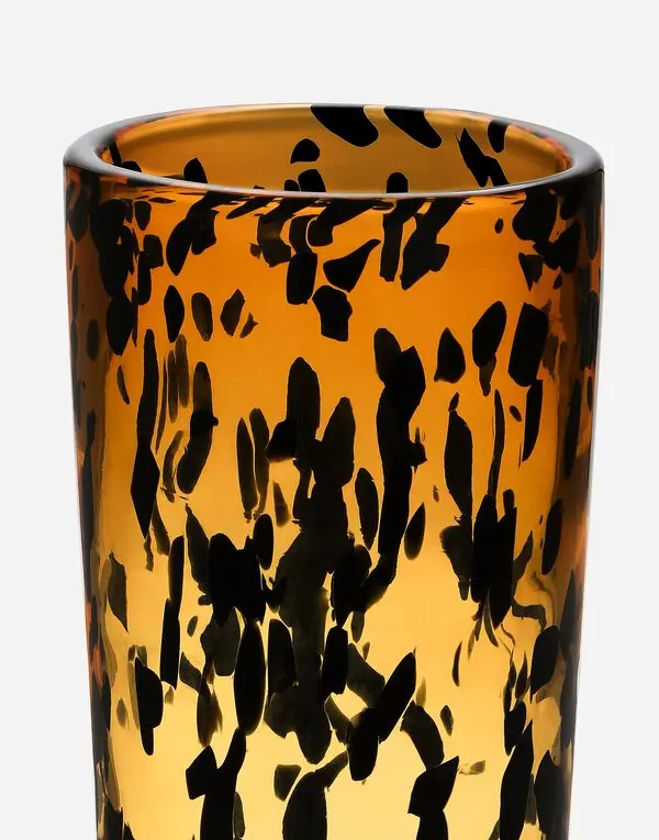 Dolce & Gabbana Cylindrical Murano Glass Vase Large Vases