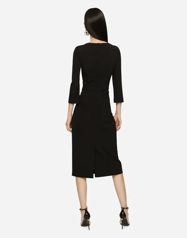Dolce & Gabbana Woolen Calf-length Dress Dresses Wool
