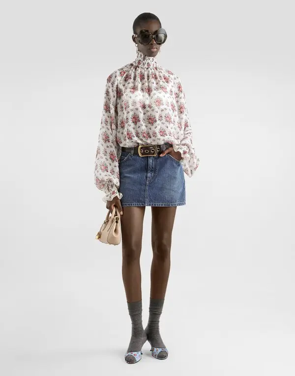 Dolce & Gabbana Denim Skirt Denim And Jeans Multi-colored