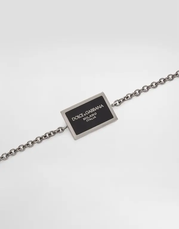 Dolce & Gabbana Brass Bracelet With Logo Detail