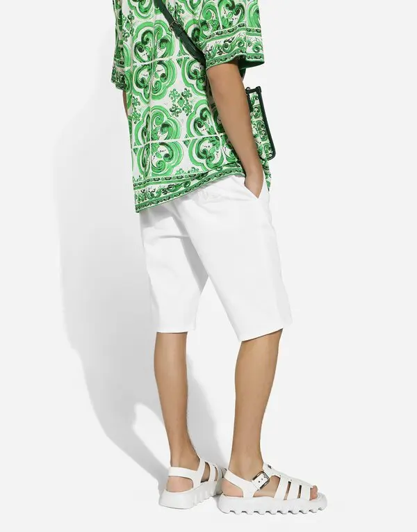 Dolce & Gabbana Tailored Cotton Pants - White
