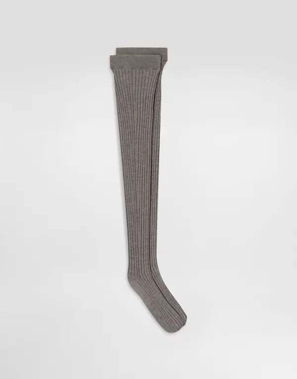 Dolce & Gabbana Hold-up Socks Socks And Tights Gray