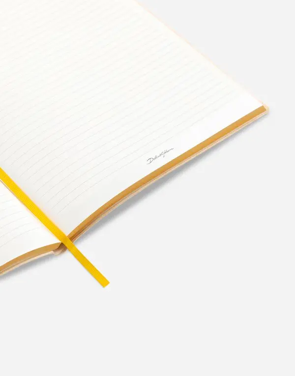 Dolce & Gabbana Large Ruled Notebook Textile Cover Notebooks