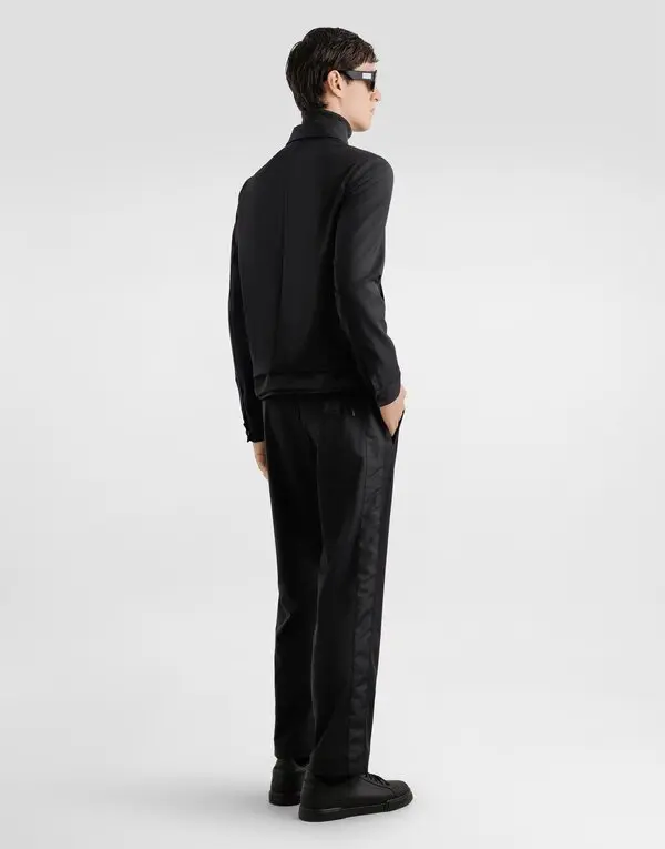 Dolce & Gabbana Wool Canvas Jacket Coats And Jackets