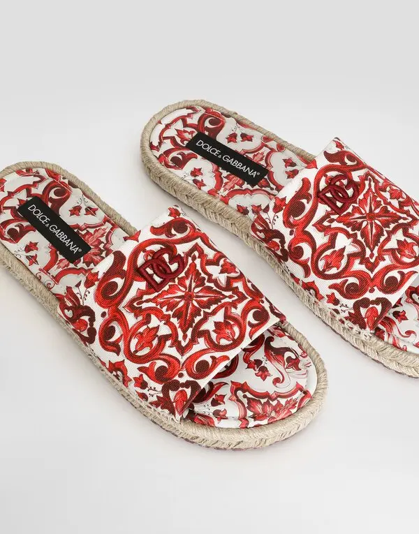 Dolce & Gabbana Sandalo Sandals And Slides - Multicolor