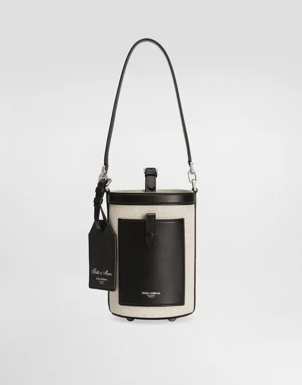 Dolce & Gabbana Fabric Bucket Bag Crossbody Bags - Multicolor