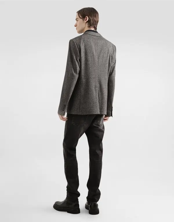 Dolce & Gabbana Fine-gauge Wool Polo Shirt Sweaters And Cardigans