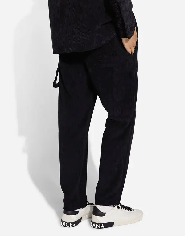 Dolce & Gabbana Corduroy Pleated Pants