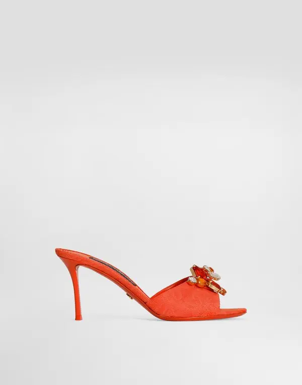 Dolce & Gabbana Ciabatta Tacco Slides And Mules - Multicolor