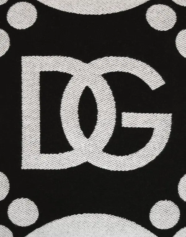 Dolce & Gabbana Wool Jacquard Cushion Medium Small Cushions