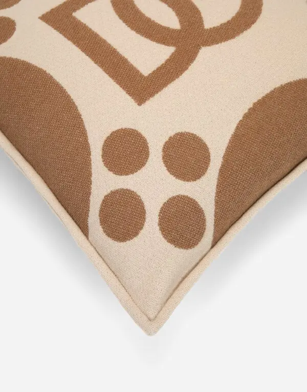 Dolce & Gabbana Wool Jacquard Cushion Medium Small Cushions