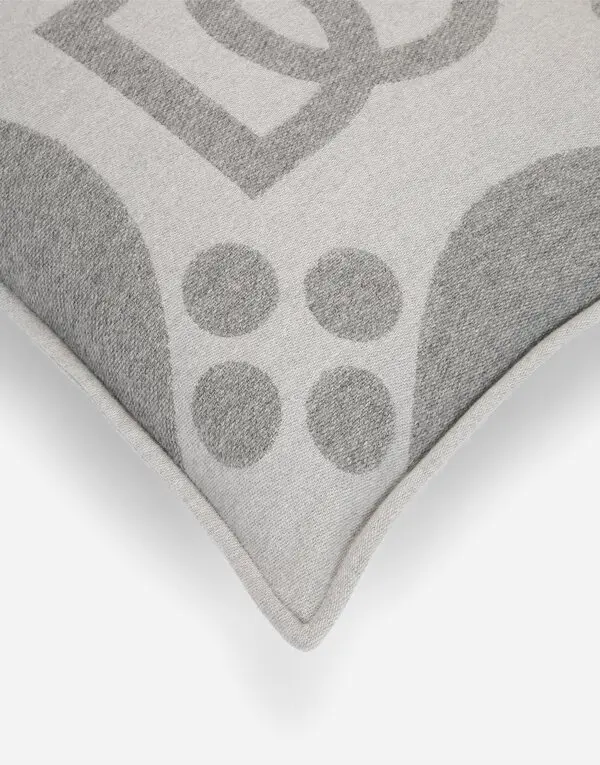 Dolce & Gabbana Wool Jacquard Cushion Medium Small Cushions