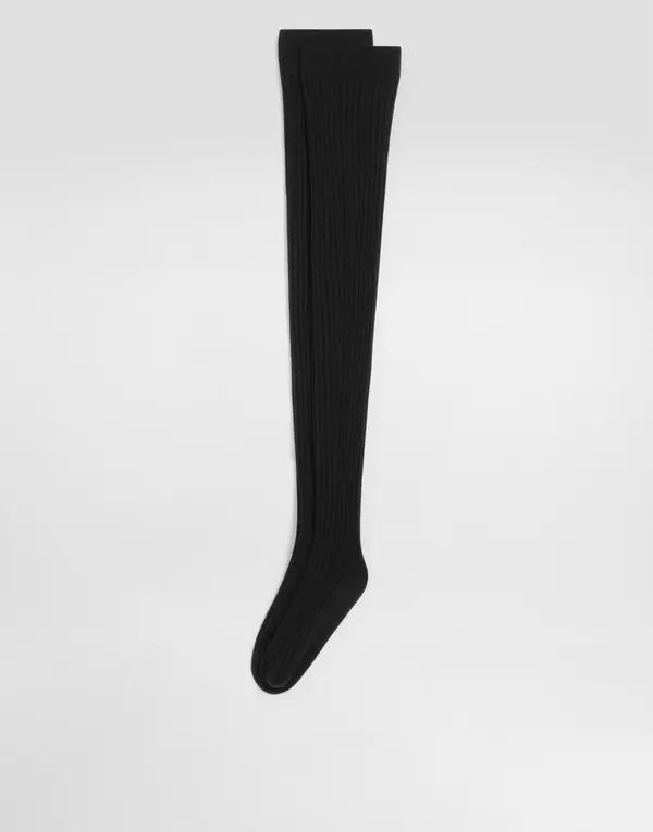 Dolce & Gabbana Ribbed Stay-up Socks Socks And Tights