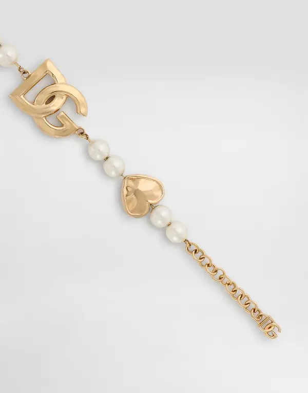 Dolce & Gabbana Heart And Dg Logo Bracelet