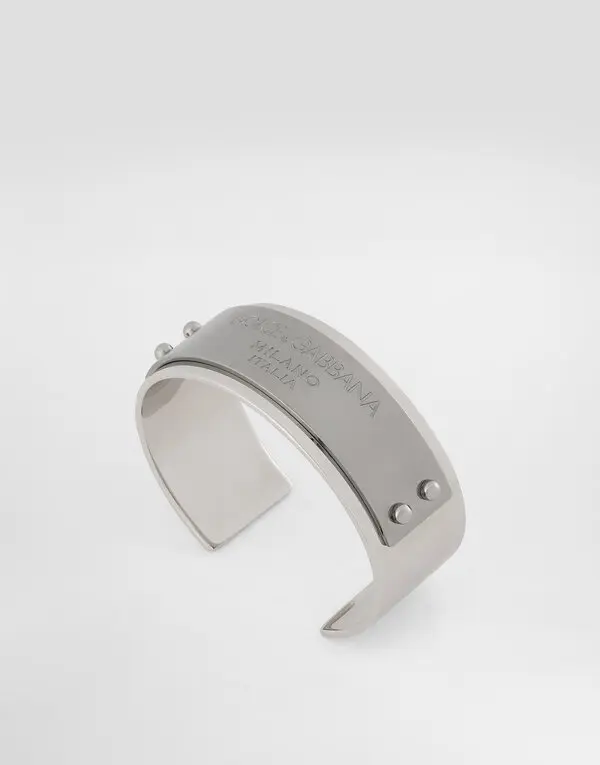 Dolce & Gabbana Rigid Bracelet With Logo Bijoux Metal