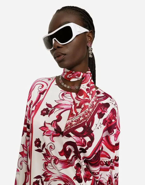Dolce & Gabbana Short Necklace With Dg Multi-logo Bijoux Metal