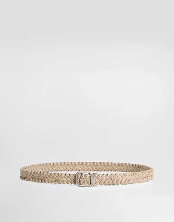 Dolce & Gabbana Woven Goatskin Belt Belts