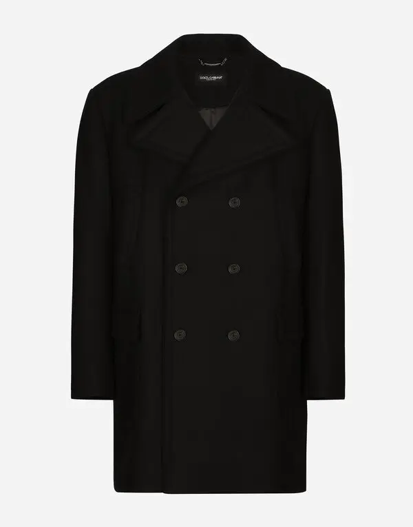 Dolce & Gabbana Wool Pea Coat Coats And Jackets
