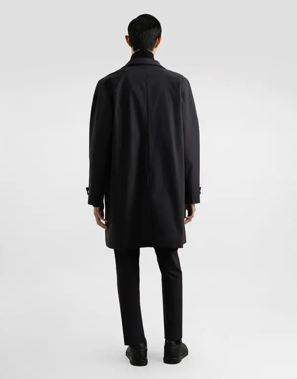 Dolce & Gabbana Nylon Canvas Single-breasted Trench Coat