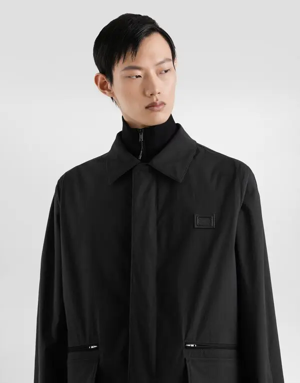 Dolce & Gabbana Nylon Canvas Single-breasted Trench Coat