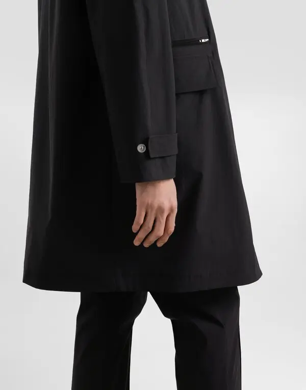 Dolce & Gabbana Nylon Canvas Single-breasted Trench Coat
