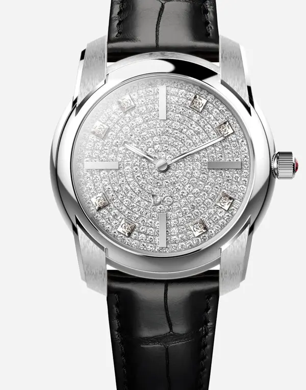 Dolce & Gabbana Dg7 Pavé White Gold Watch Watches