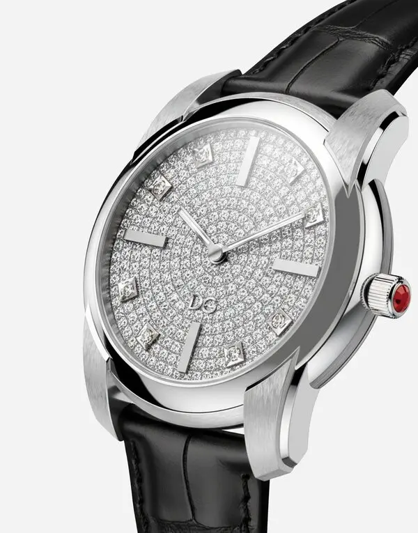 Dolce & Gabbana Dg7 Pavé White Gold Watch Watches