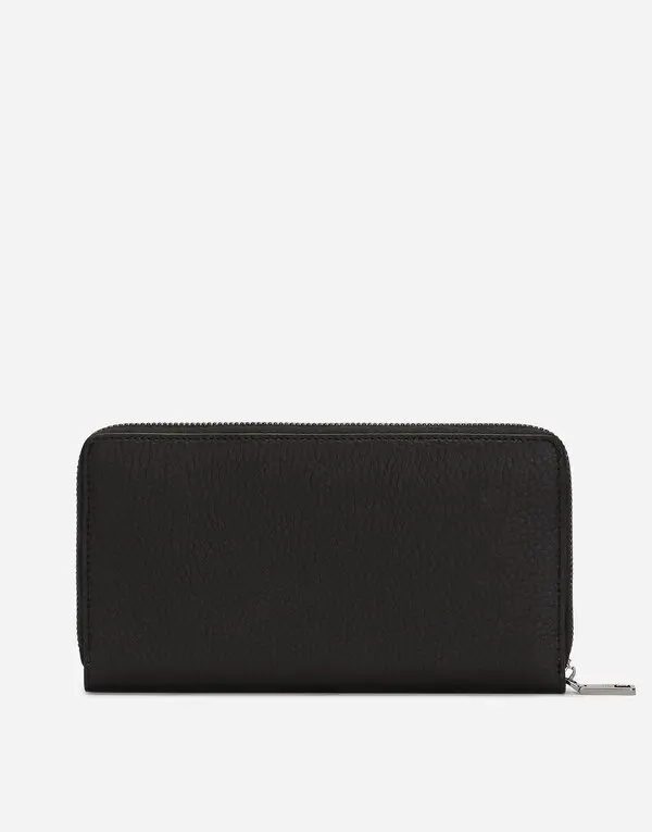 Dolce & Gabbana Zip-around Dg Logo Wallet Wallets And Small Leather Goods - Black