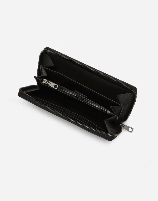 Dolce & Gabbana Zip-around Dg Logo Wallet Wallets And Small Leather Goods - Black