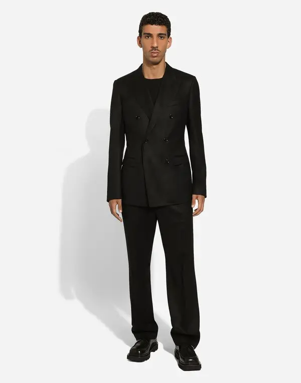 Dolce & Gabbana Double-breasted Wool Taormina-fit Jacket Suits And Blazers