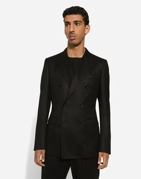 Dolce & Gabbana Double-breasted Wool Taormina-fit Jacket Suits And Blazers