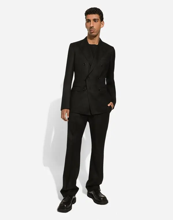 Dolce & Gabbana Double-breasted Wool Taormina-fit Jacket Suits And Blazers