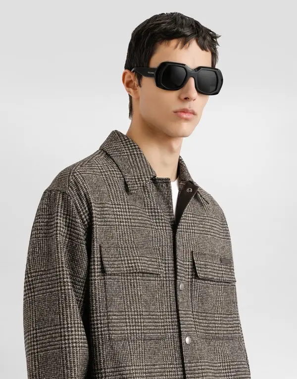 Dolce & Gabbana Glen Plaid Shirt Shirts Alpaca