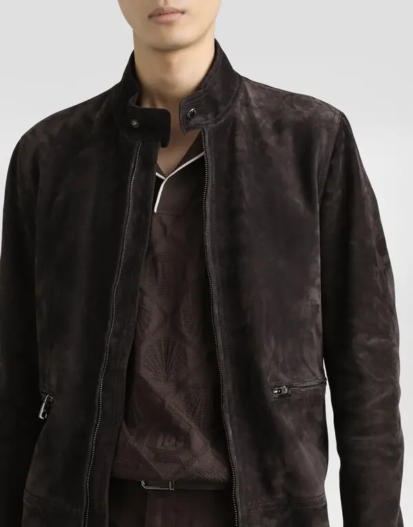 Dolce & Gabbana Calfskin Jacket Coats And Jackets