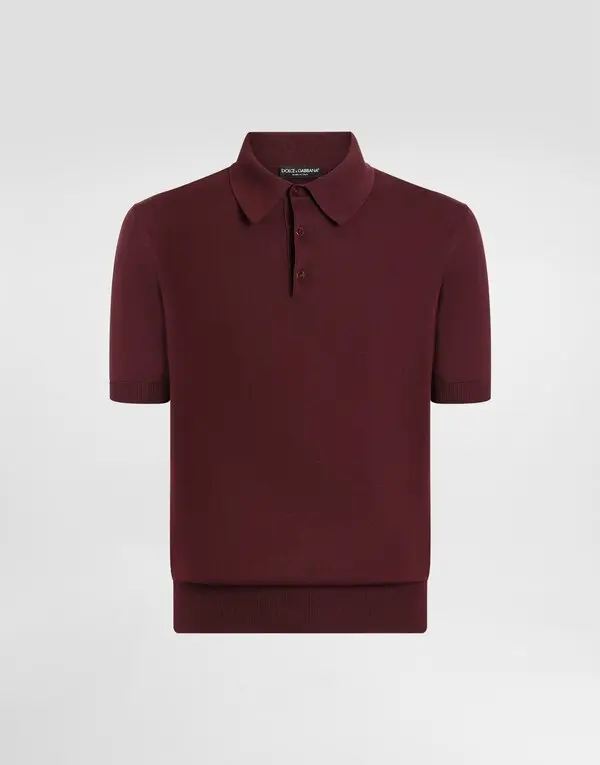 Dolce & Gabbana Short-sleeved Cotton Polo-shirt Sweaters And Cardigans Multi-colored