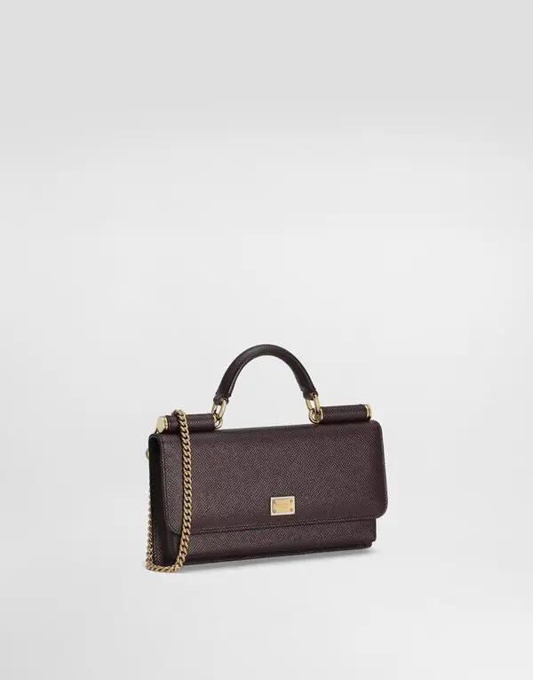 Dolce & Gabbana Iguana-print Calfskin Mini Bag - Bordeaux