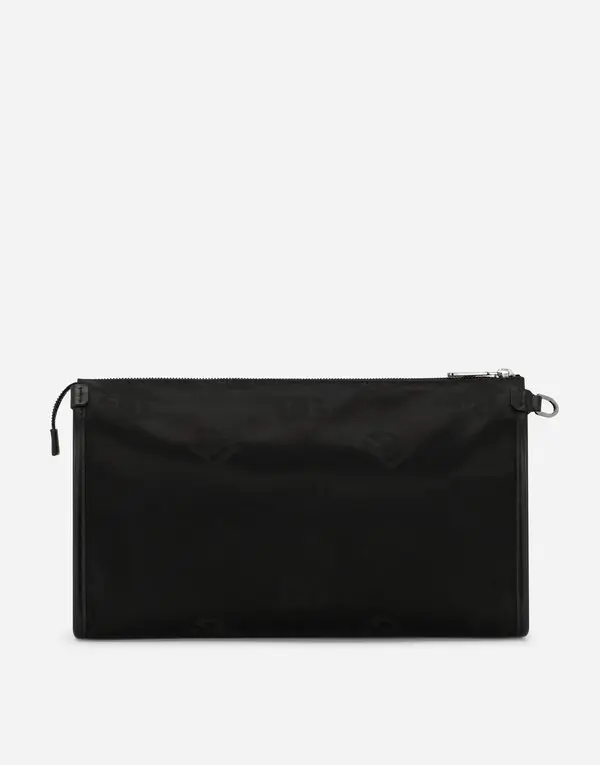 Dolce & Gabbana Nylon Pouch With Logo Wallets And Small Leather Goods