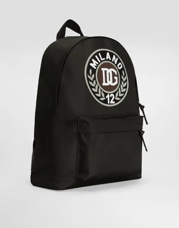 Dolce & Gabbana Nylon Backpack With Patch Accessories