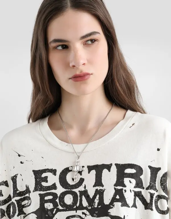 Dolce & Gabbana Embellished Cross Necklace