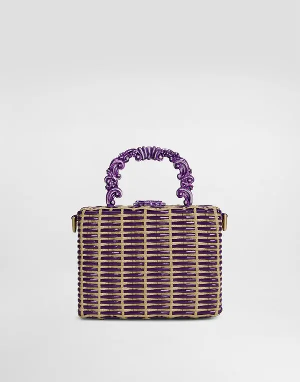 Dolce & Gabbana Woven Dolce Box Handbag Handbags