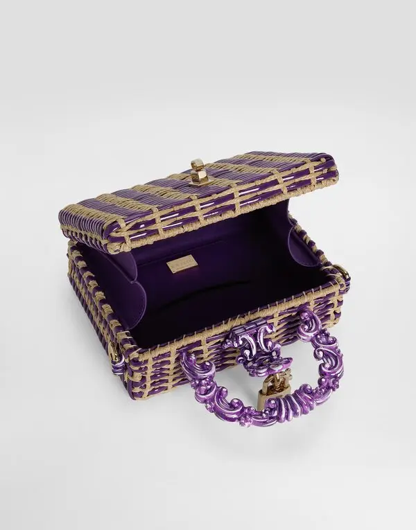 Dolce & Gabbana Woven Dolce Box Handbag Handbags
