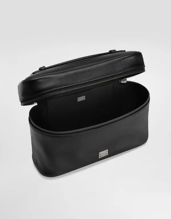Dolce & Gabbana Calfskin Nappa Leather Toiletry Bag Briefcase And Clutches
