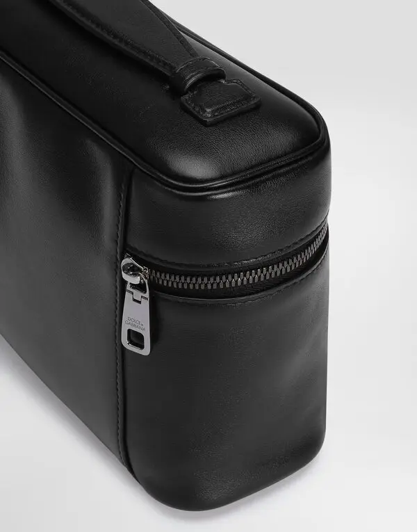 Dolce & Gabbana Calfskin Nappa Leather Toiletry Bag Briefcase And Clutches