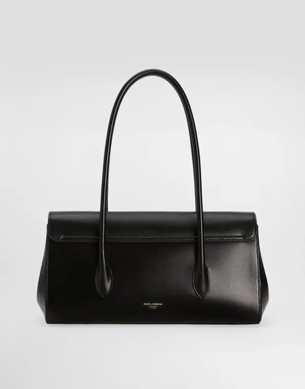 Dolce & Gabbana Marlene Handbag In Palmellato Calfskin Shoulder And Crossbody Bags - Black
