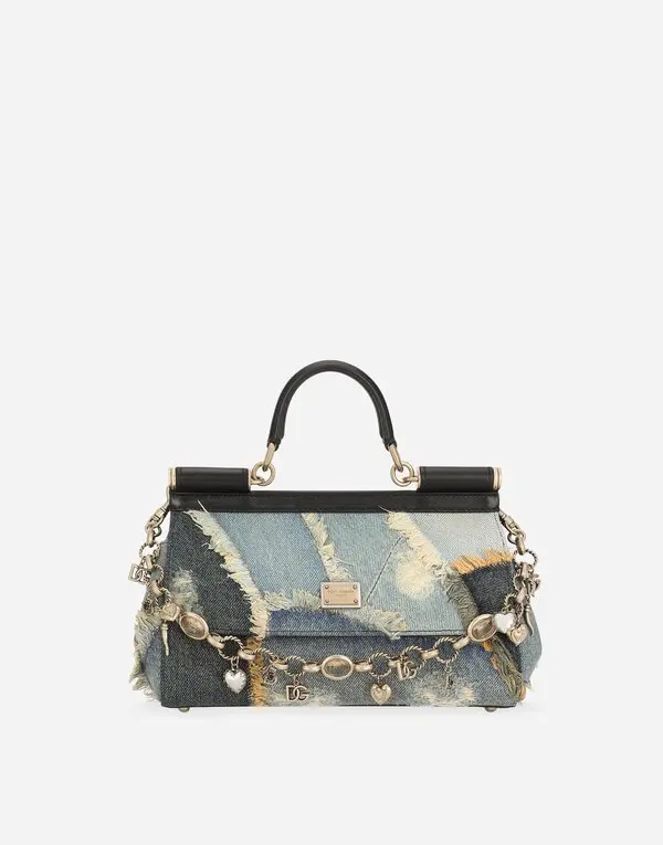 Dolce & Gabbana Elongated Medium Sicily Handbag Handbags