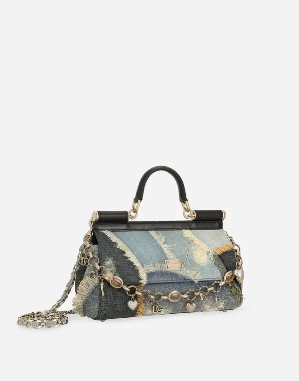 Dolce & Gabbana Elongated Medium Sicily Handbag Handbags