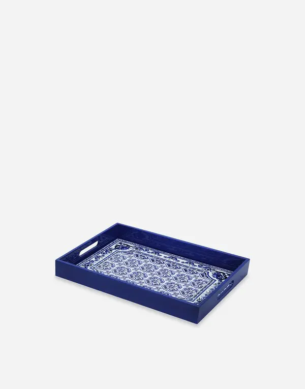 Dolce & Gabbana Vassoio In Plexiglass Rectangular - Multicolor