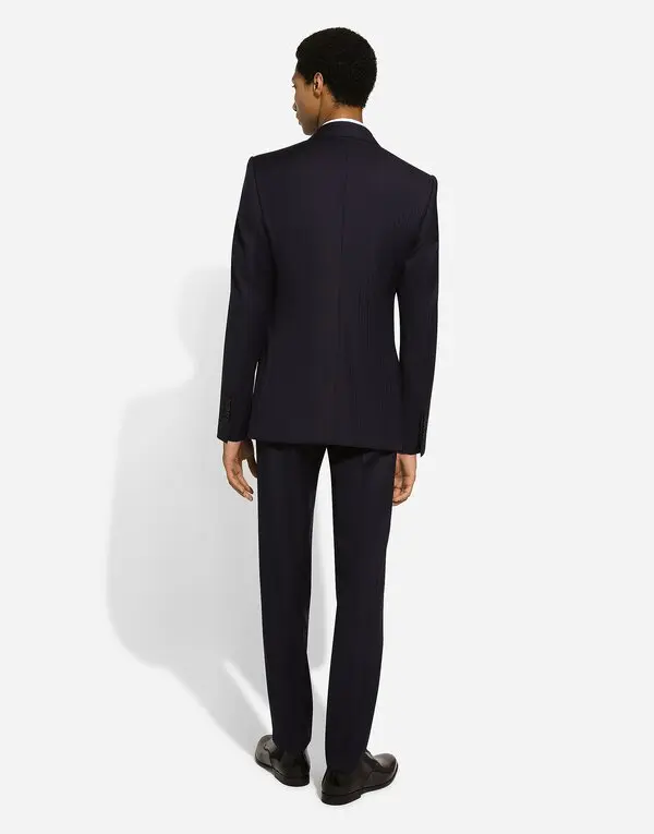 Dolce & Gabbana Double-breasted Wool Sicilia-fit Jacket Suits And Blazers