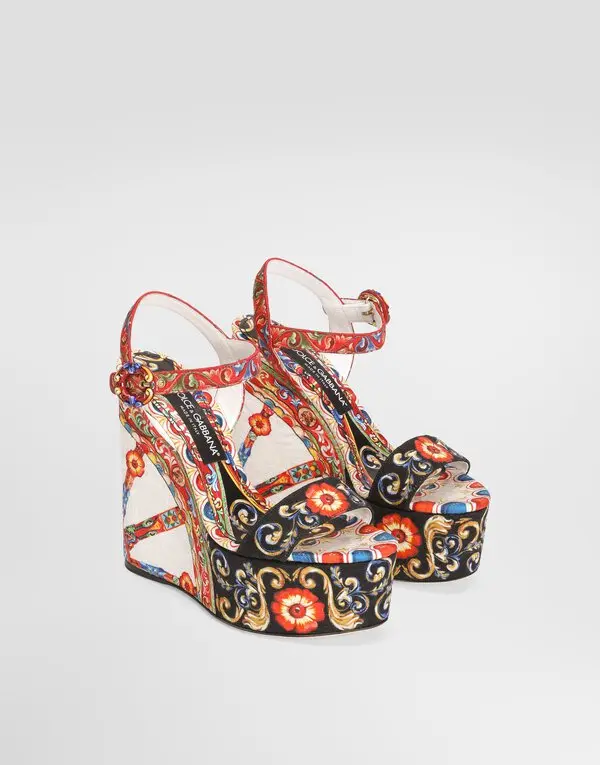 Dolce & Gabbana Sandalo Zeppa Sandals And Wedges