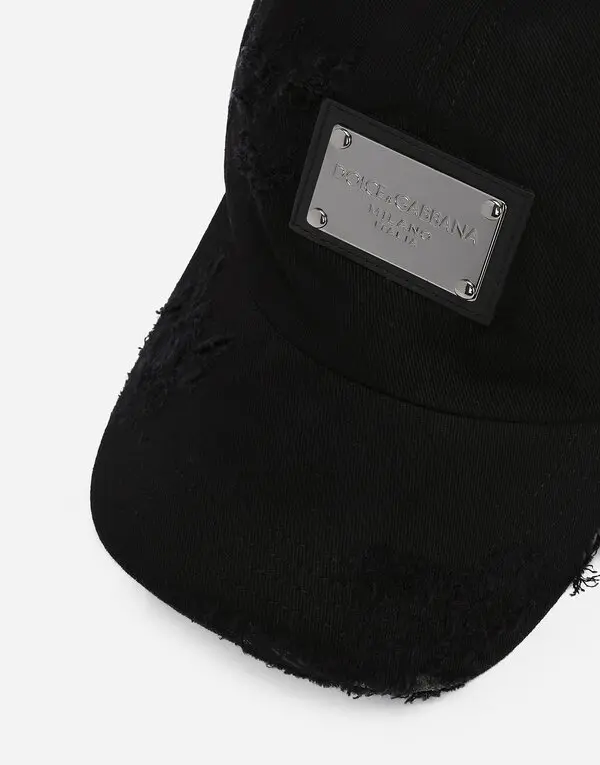 Dolce & Gabbana Cotton Twill Baseball Cap